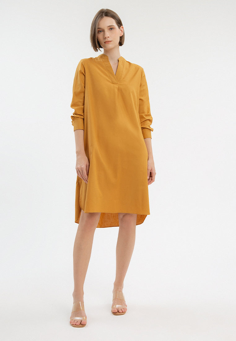 Minimal BB Deluna Dress Honey Mustard – Minimal Store ID