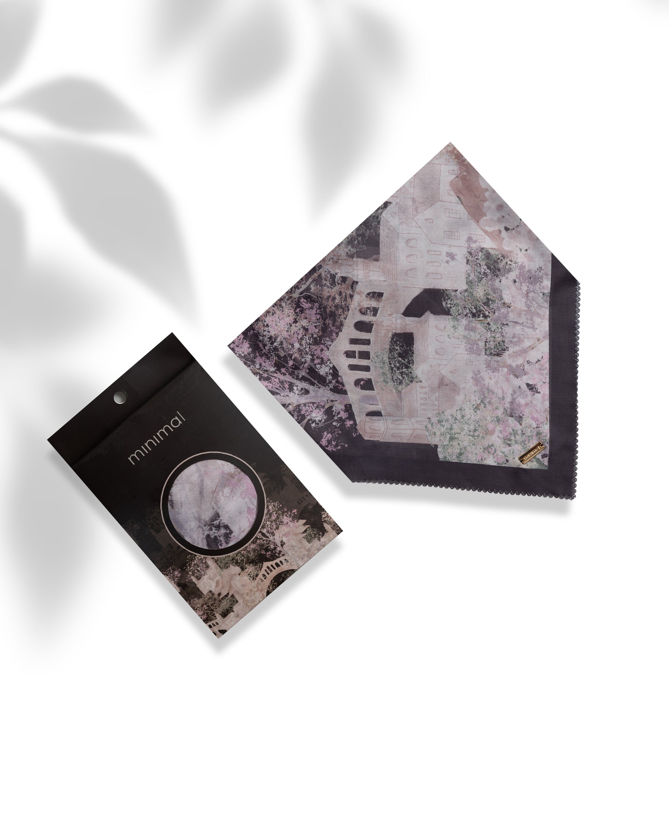 MINIMAL - Bloom - Square Scarves - Brown – Minimal Store ID