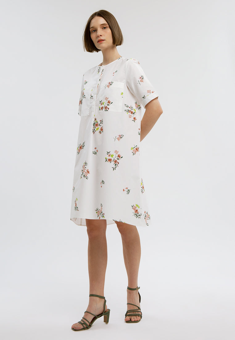 Minimal Gee Dress White – Minimal Store ID