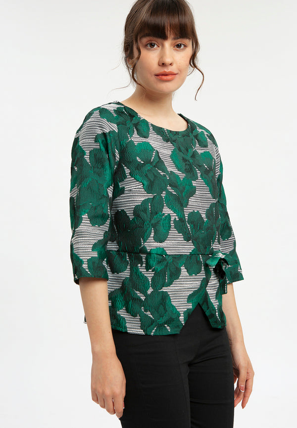 Minimal Vesta Blouse Emerald Green – Minimal Store ID