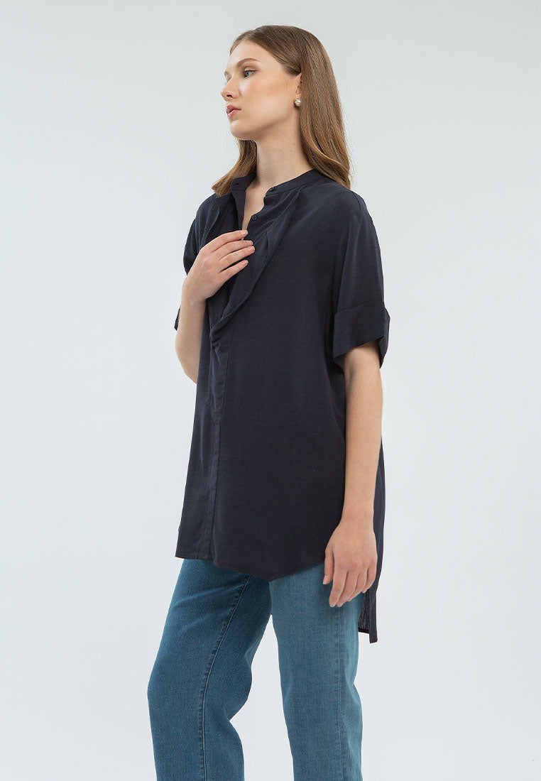 Minimal Dreamy Top Dark Navy – Minimal Store ID