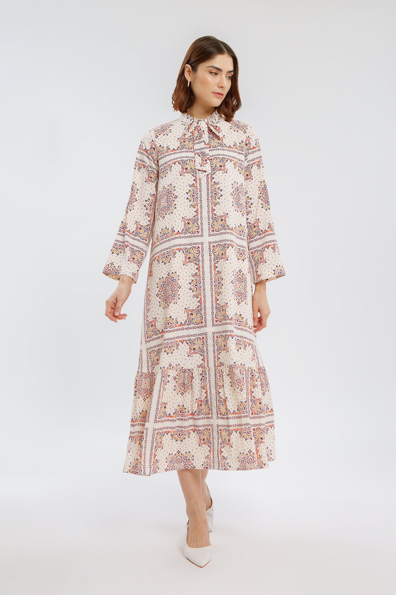 Minimal Hameeda Dress Terracotta – Minimal Store ID
