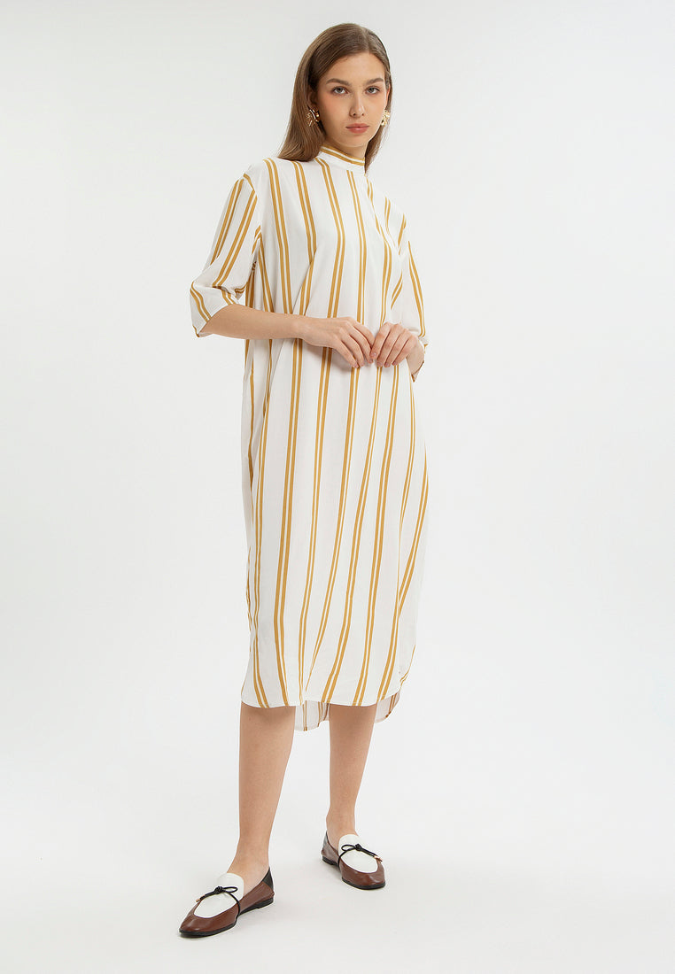 Minimal Yirma Dress Mustard Gold – Minimal Store ID